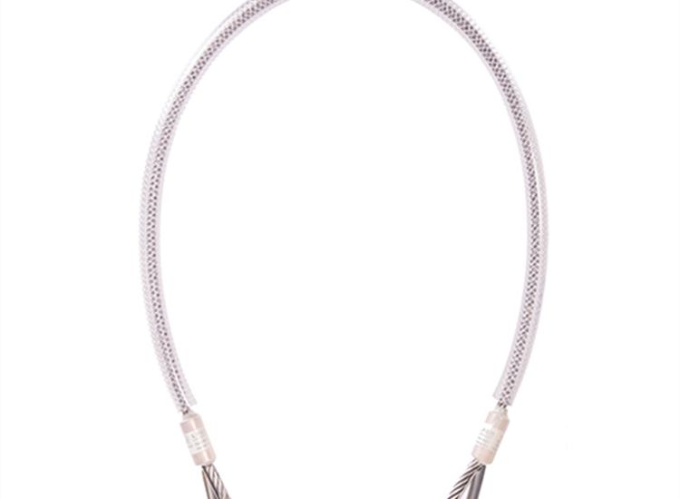 Lyon 7mm Galvanised Steel Wire Anchorage Strop Swaged Eyes 3Mtr